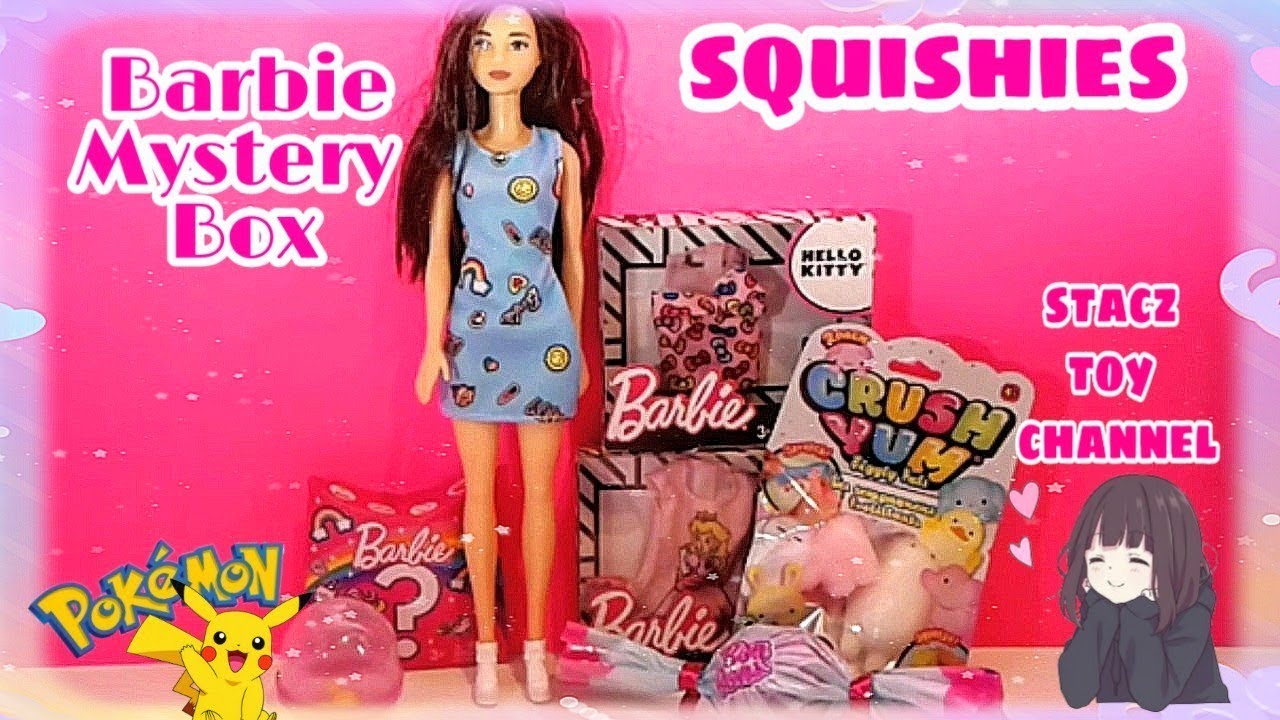 Barbie Mystery Accessory, Squishies, Pokemon Toy | Toy Opening - YouTube