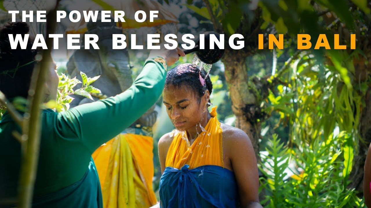 The Power of Water Blessing in Bali - YouTube