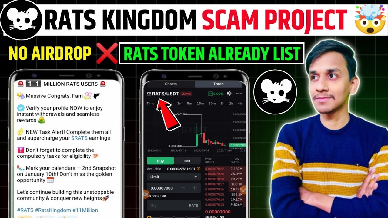 Rats Kingdom Scam 🤯🚨 Rats Kingdom New Update Today | Rats Kingdom ...