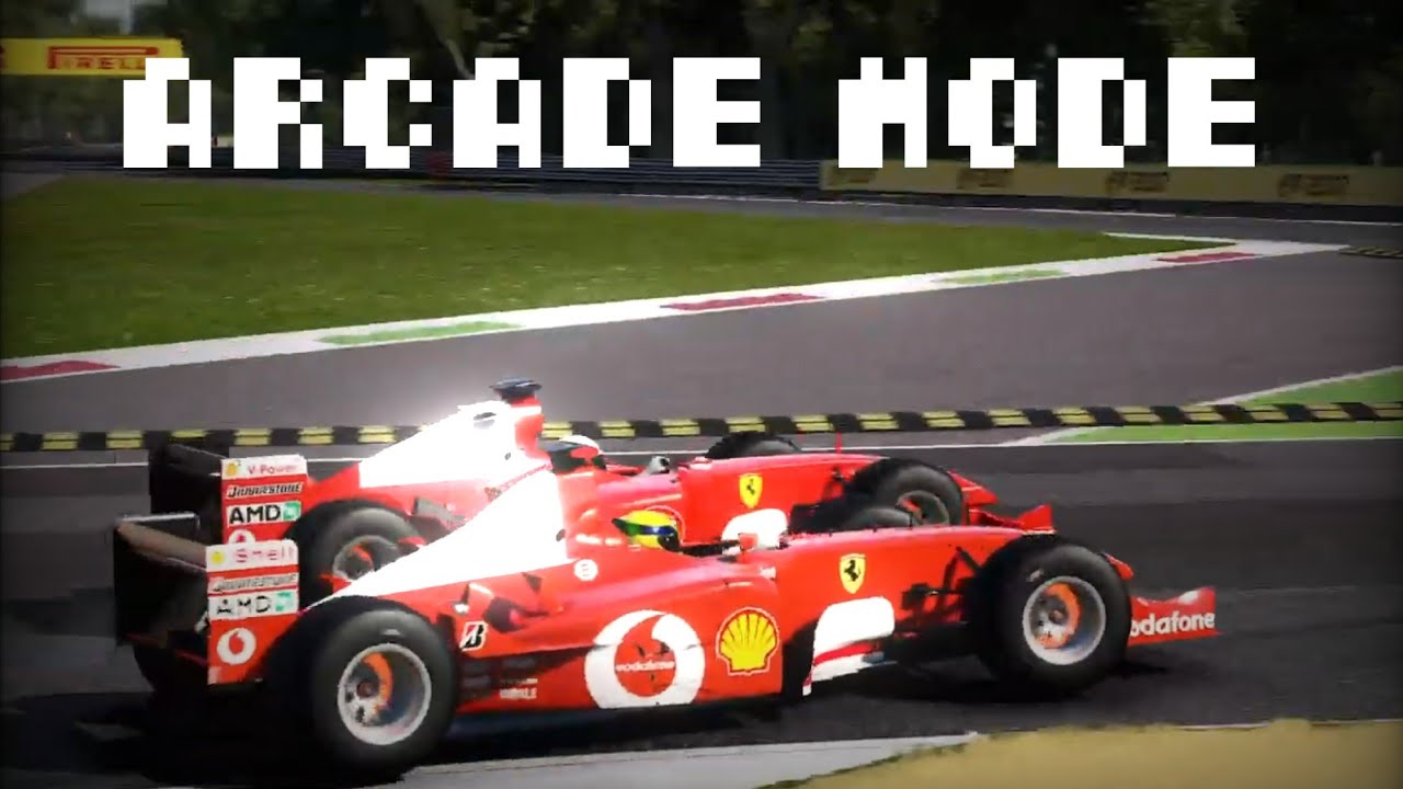 F2002 vs F2004 / Monza (Arcade Mode) - YouTube