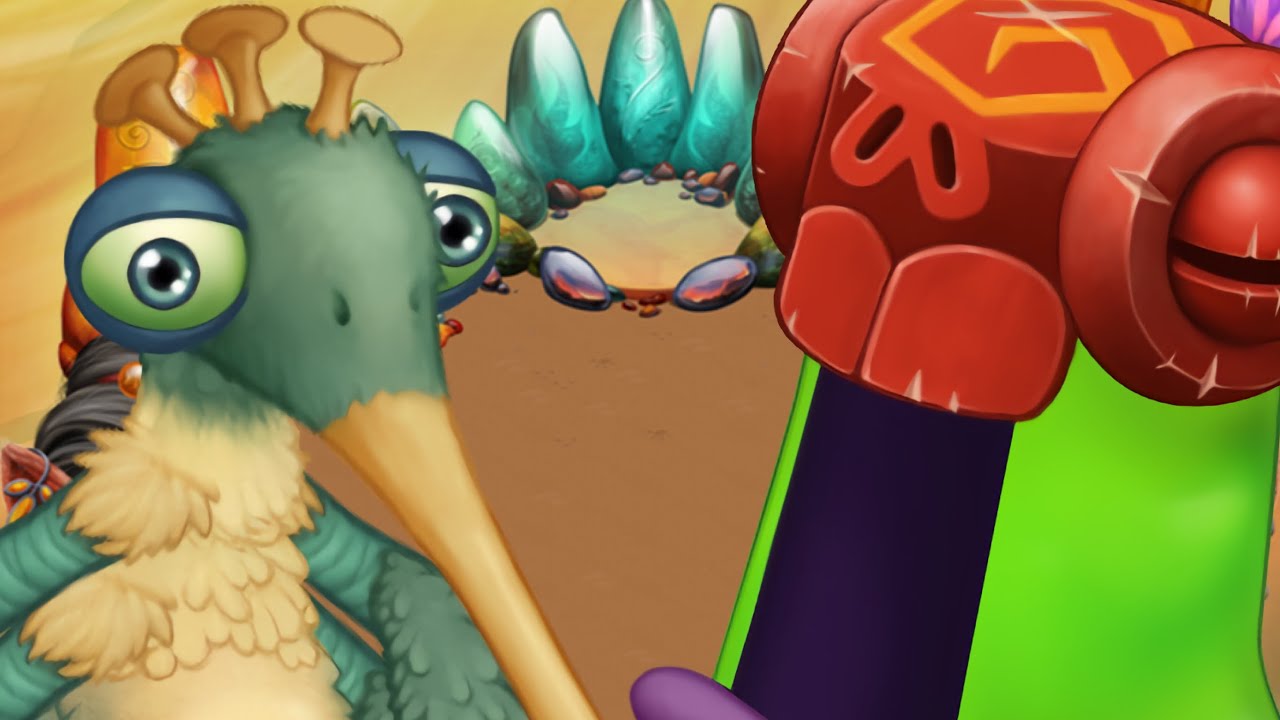 Yelmut + Floogull Duet | Amber Island | My Singing Monsters - YouTube