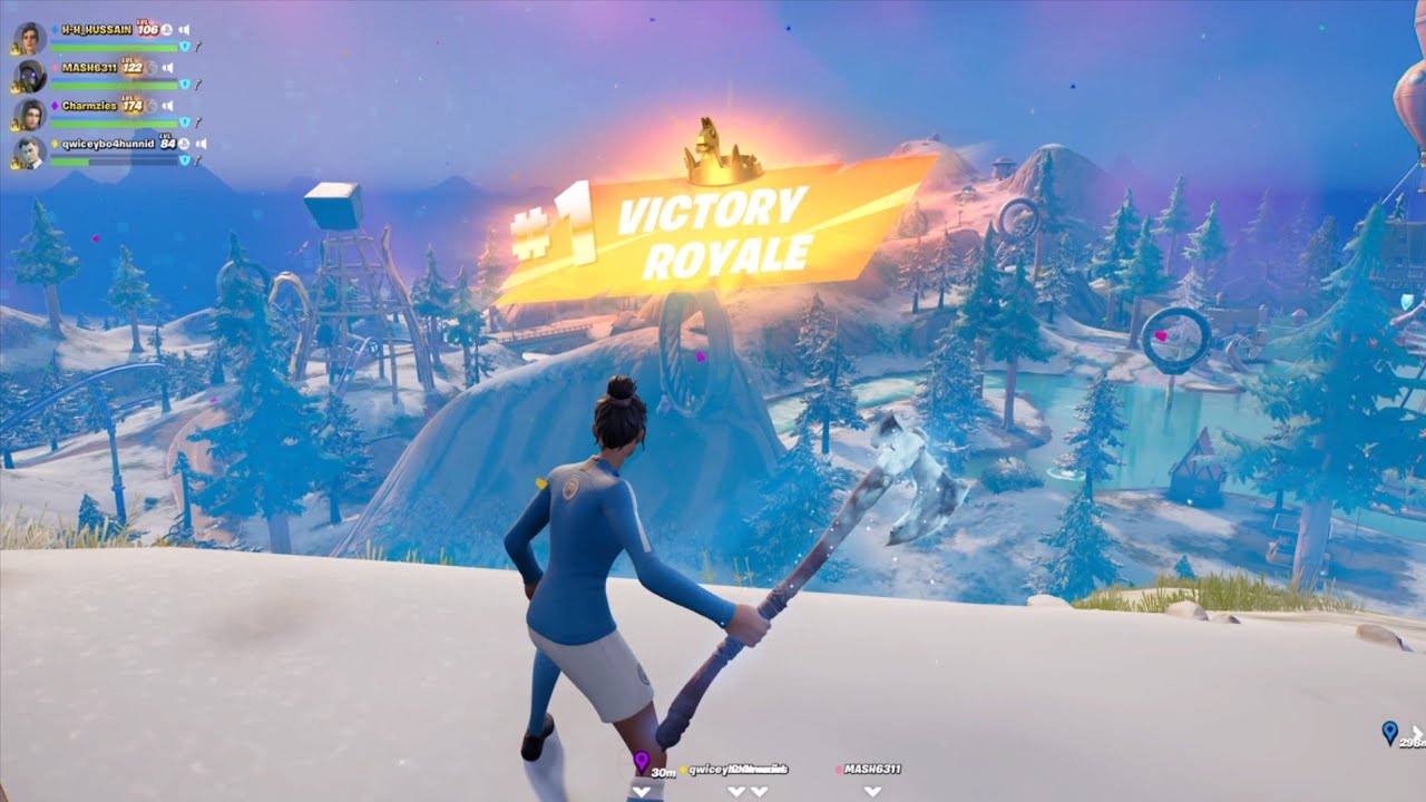 PITCH PATROLLER SKIN (MAN CITY STYLE)+ LEVIATHAN AXE PICKAXE Gameplay ...