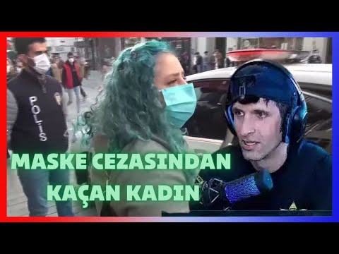 MASKE CEZASINDAN KAÇMAYA ÇALIŞAN KADIN - AMERİKALI AYNASIZ
