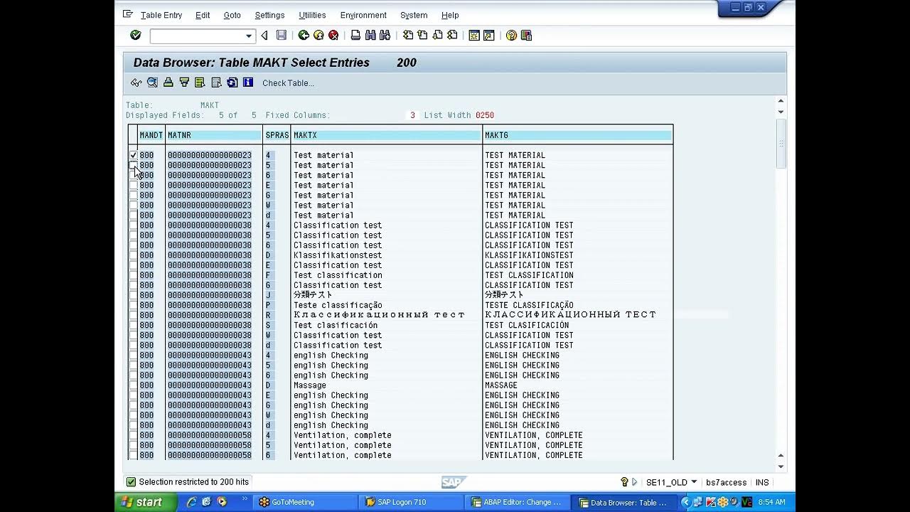 Sap Abap Programming 2 Sap Abap Class 10 Youtube