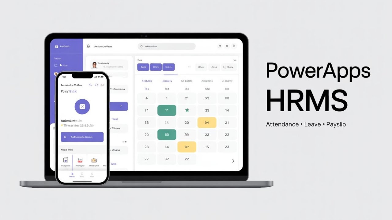 Build a Custom Own HRMS in PowerApps | Attendance, Leave & Payslip ...