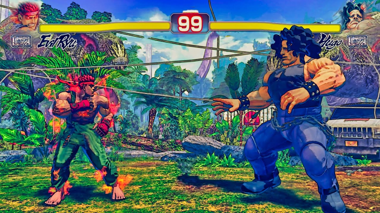 Ultra Street Fighter 4 | Evil Ryu vs Hugo | PC Gameplay #usf4 - YouTube