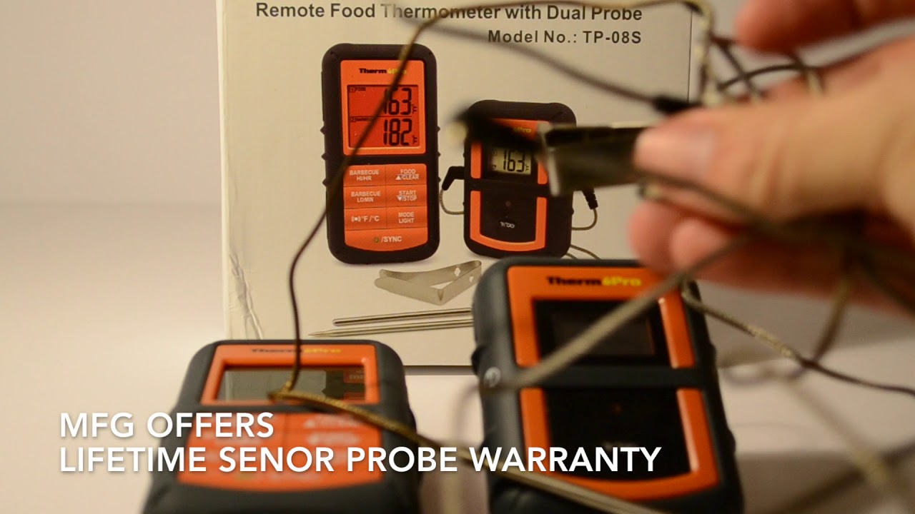 UNBOXING: ThermoPro TP-08 Dual Probe Digital Wireless Thermometer - YouTube