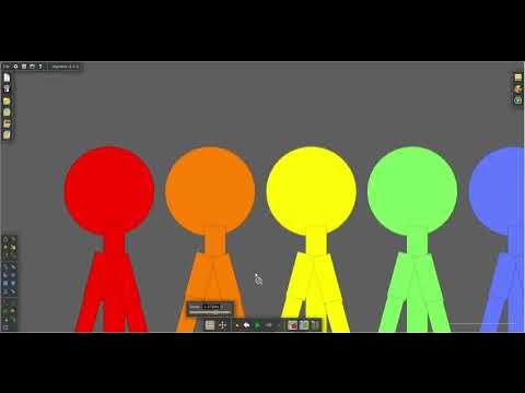 Algodoo - Stickman - Colourful Extravaganza - YouTube