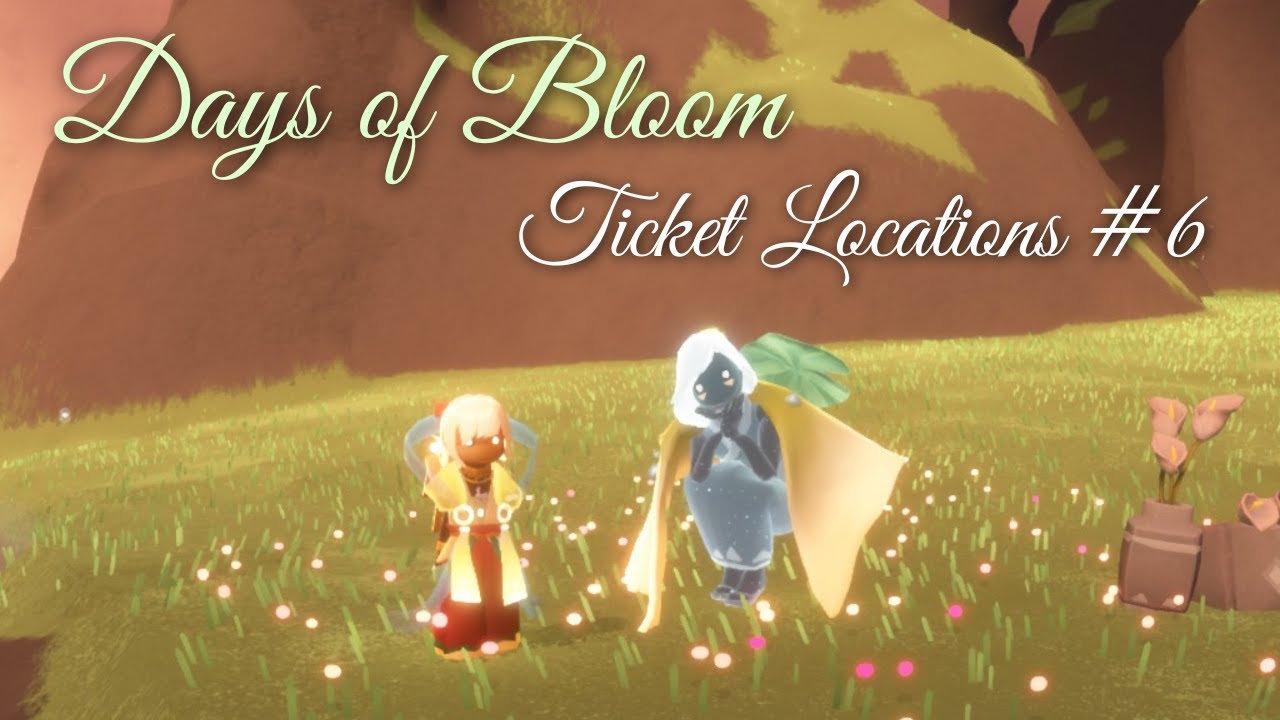 Today's Ticket Locations from the Days of Bloom Event #6 | Sky: Children of the Light - YouTube