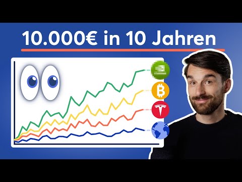 Was wurde aus 10.000€ in 10 Jahren? MSCI World, NVIDIA, Bitcoin, DAX, Tagesgeld, ETF, 70/30 & mehr!