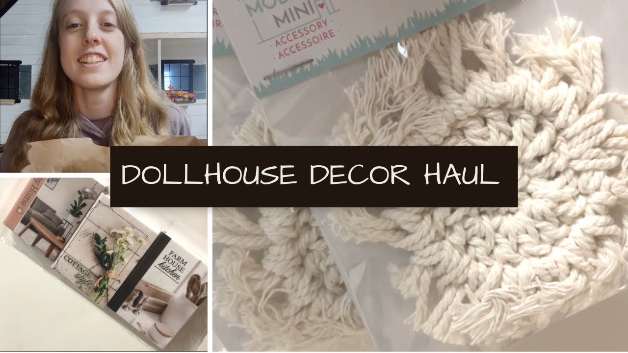 Dollhouse Decor Haul - Modern Minis from Michaels - YouTube
