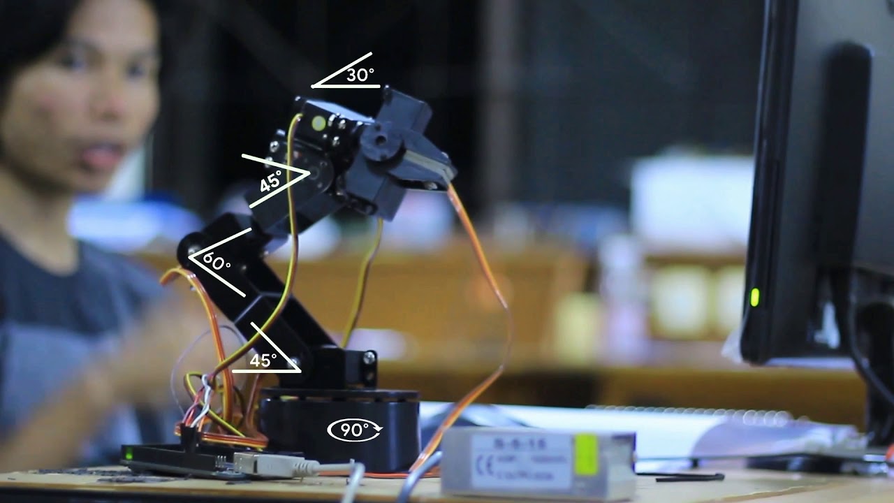 Mini Project Kinematika Lengan Robot Kelompok 4 "Otomasi Industri dan ...