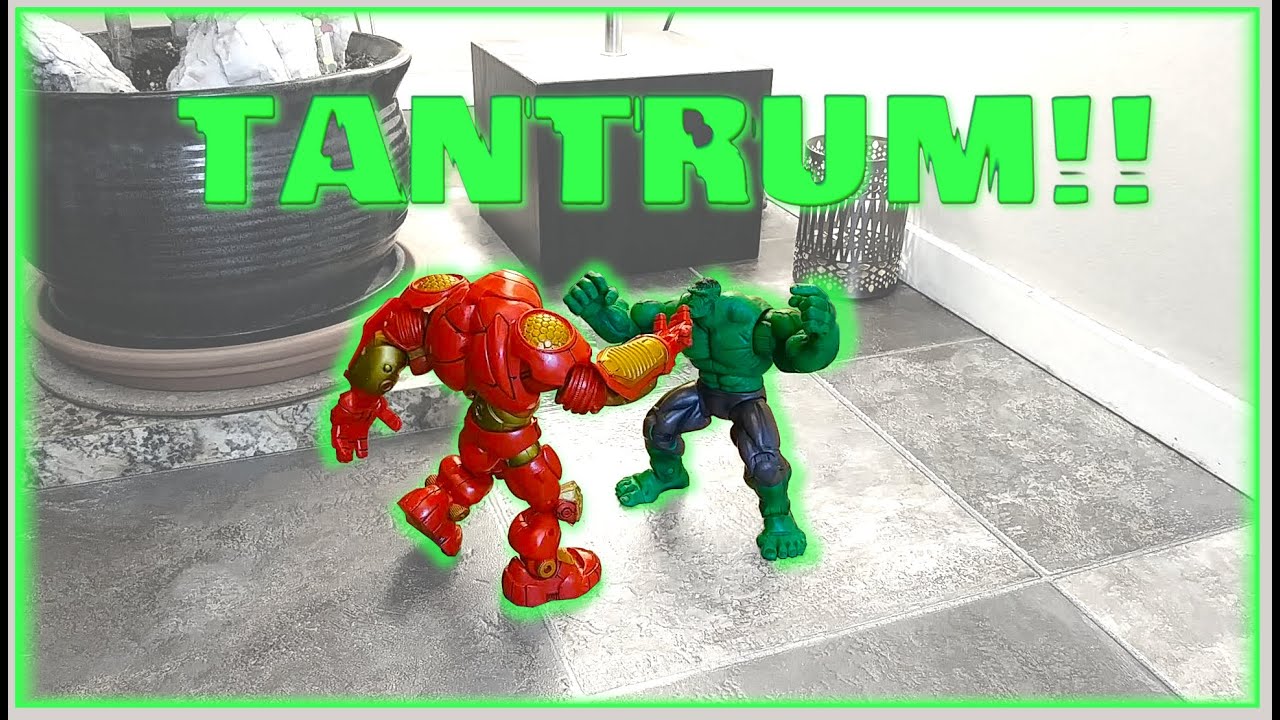 Tantrum!! | Marvel Legends Hulk vs Hulkbuster Stop Motion Comedy - YouTube