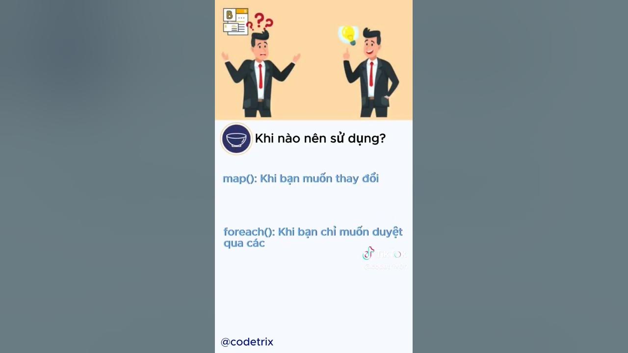 Phân Biệt Map Và Foreach Trong Js Javascript Programming Learning