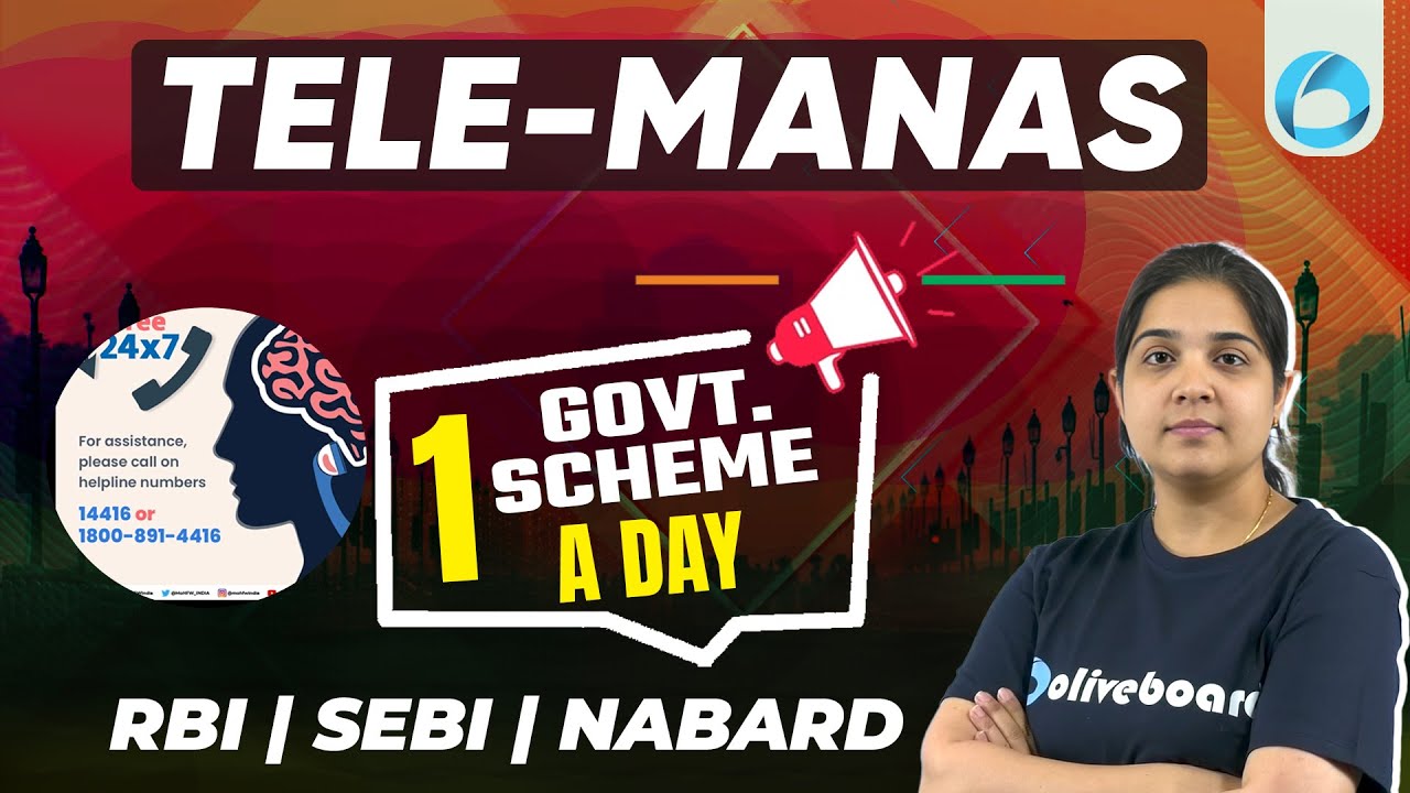 Tele Manas Scheme | Government Scheme a Day | Schemes Explained By ...