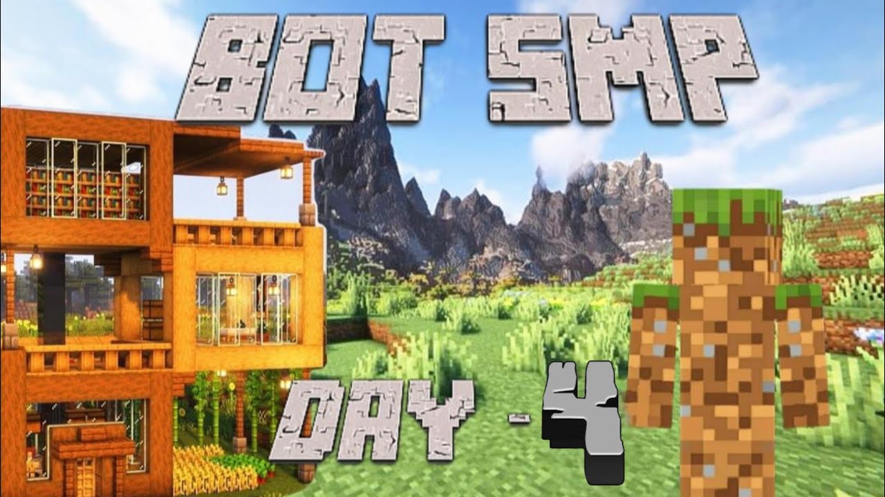 Minecraft bot smp live day 4 no voice😶 only play #minecraft #live - YouTube