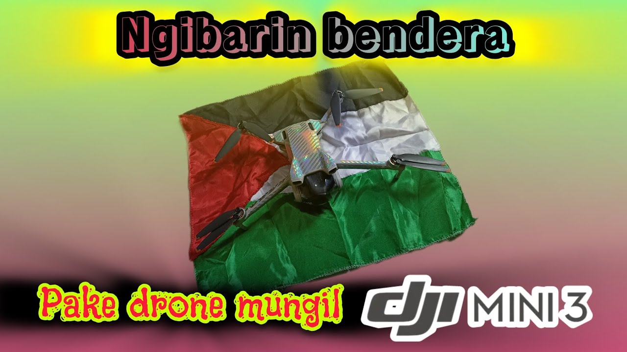 dji MINI 3 Test kibarkan Bendera, drone mungil dan imut. tapi kuat. 💪💪💪 ...