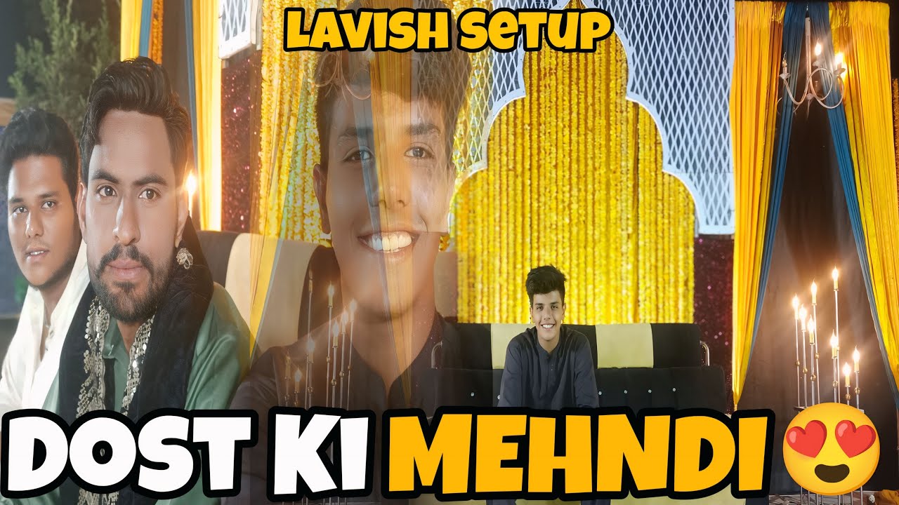 Dost Ki Mehndi Ka Level Setup...🤯💖 | Roel's Simple Life - YouTube