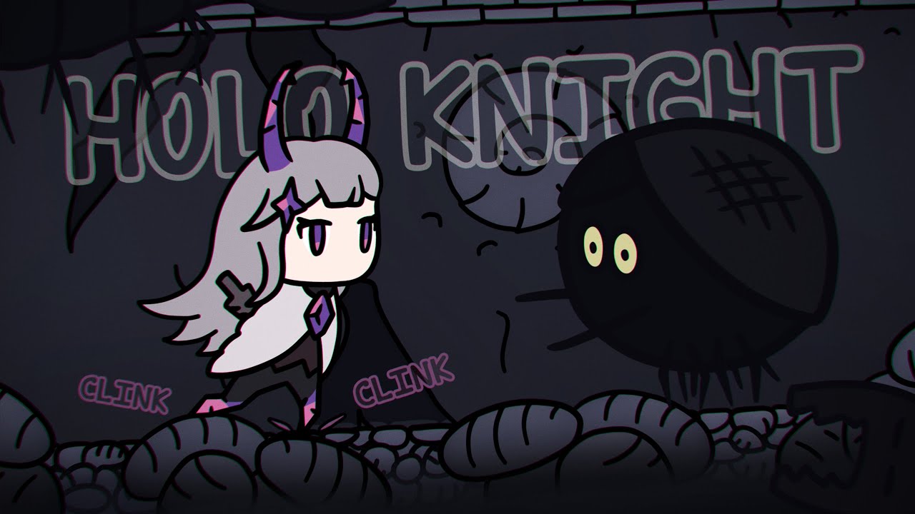 Bijou arrives at Hallownest (Hollow Knight/Hololive animation) - YouTube