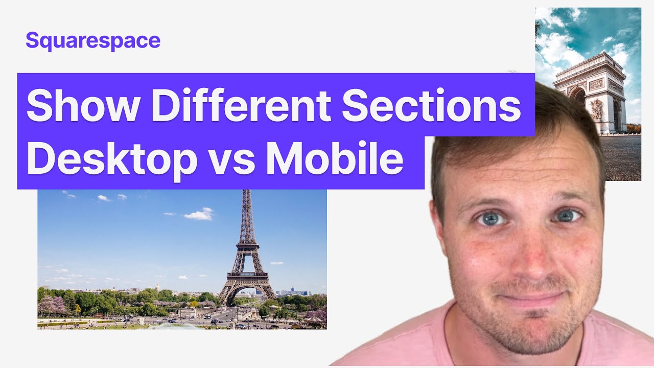 Page Section Visibility in Squarespace - YouTube