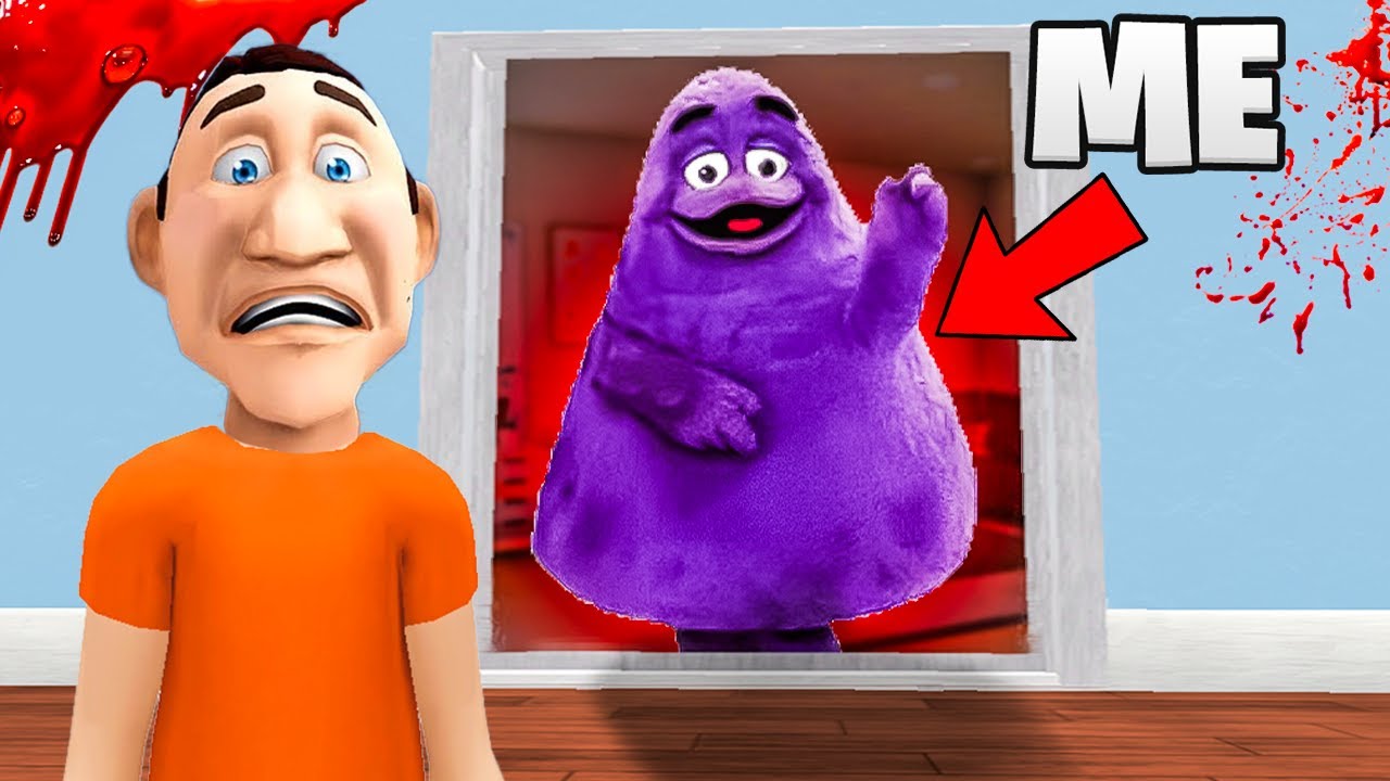 Baby Becomes GRIMACE! - YouTube
