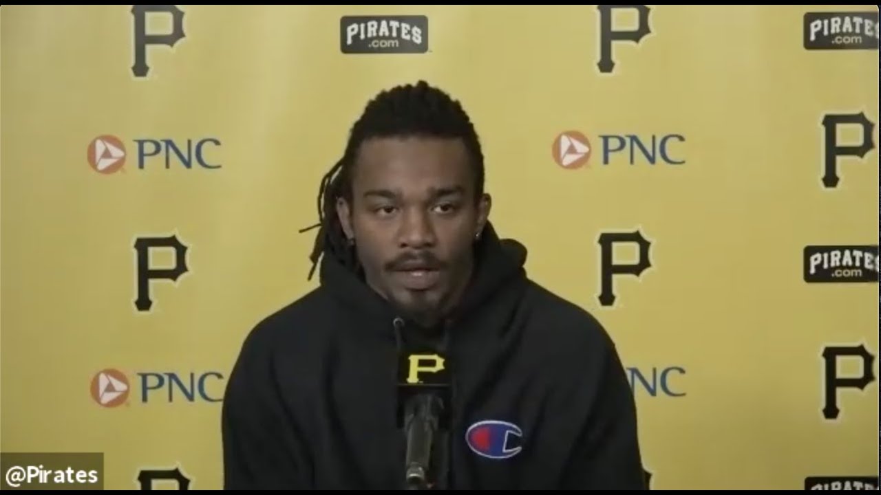 Pirates rookie Troy Stokes Jr. on his first MLB hits, RBIs - YouTube
