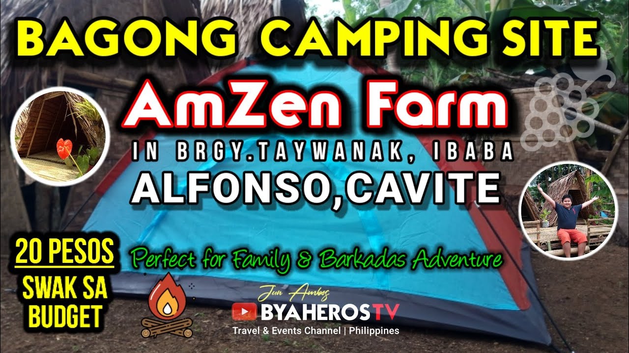 AFFORDABLE Campsite | Newly Opened Camping Site in Alfonso,Cavite - YouTube