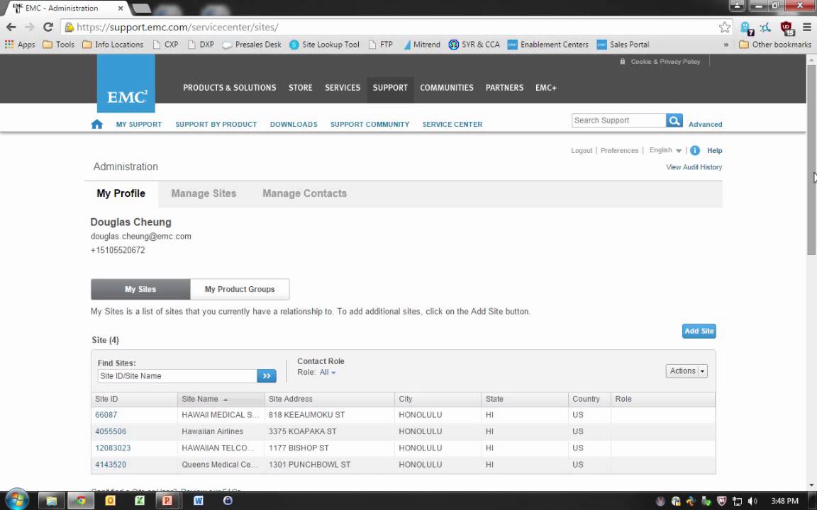 EMC Support Demo: Site ID's & Advisory Subscriptions - YouTube