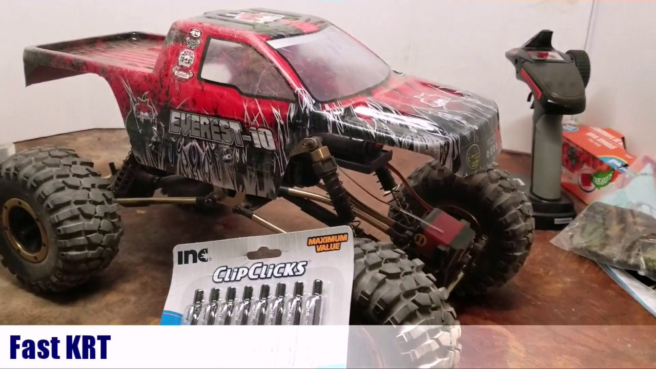 Redcat Everest 10 pen spring mod Fast KRT Productions - YouTube