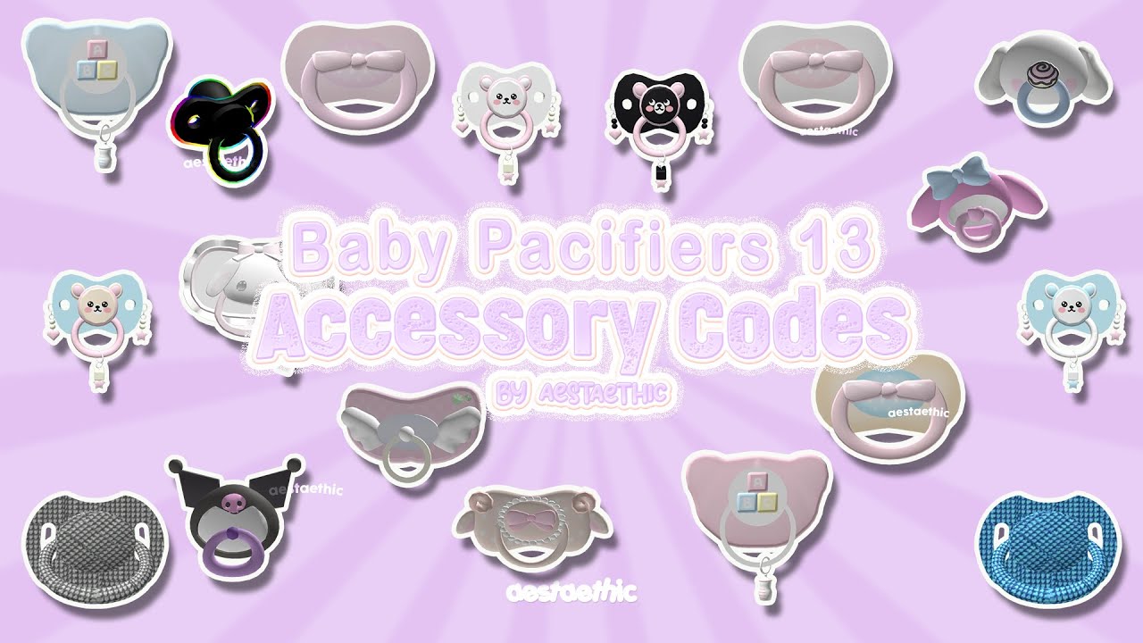 Berry Avenue Codes Baby Toddler PACIFIER Accessory PT.13 Bloxburg 👼🏻# ...