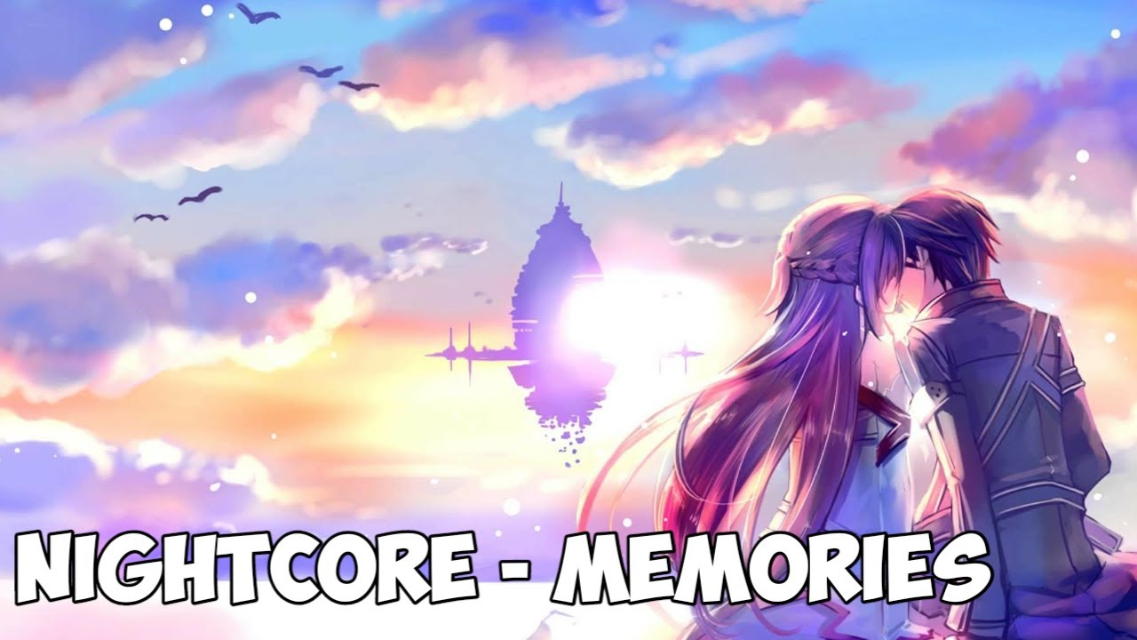 【Nightcore】 Memories ♪ (Female Cover) LYRICS - YouTube