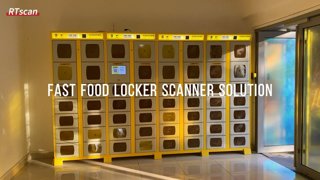 Fast Food Locker Scanner Solution - YouTube