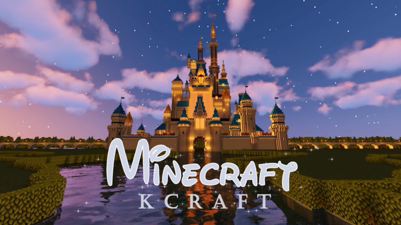 Minecraft 4k: Disney Castle Intro | Disney #2 - YouTube