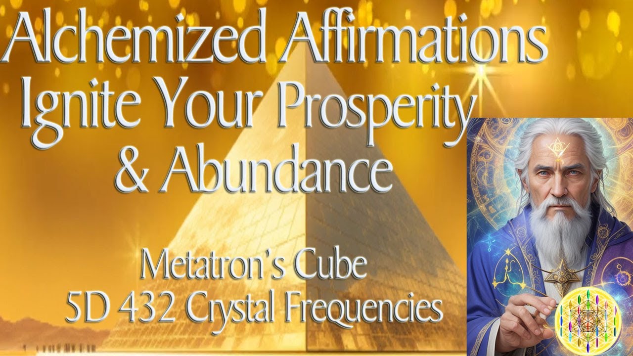 Metatron's Cube & Alchemized Affirmations: Ignite Your Prosperity - YouTube