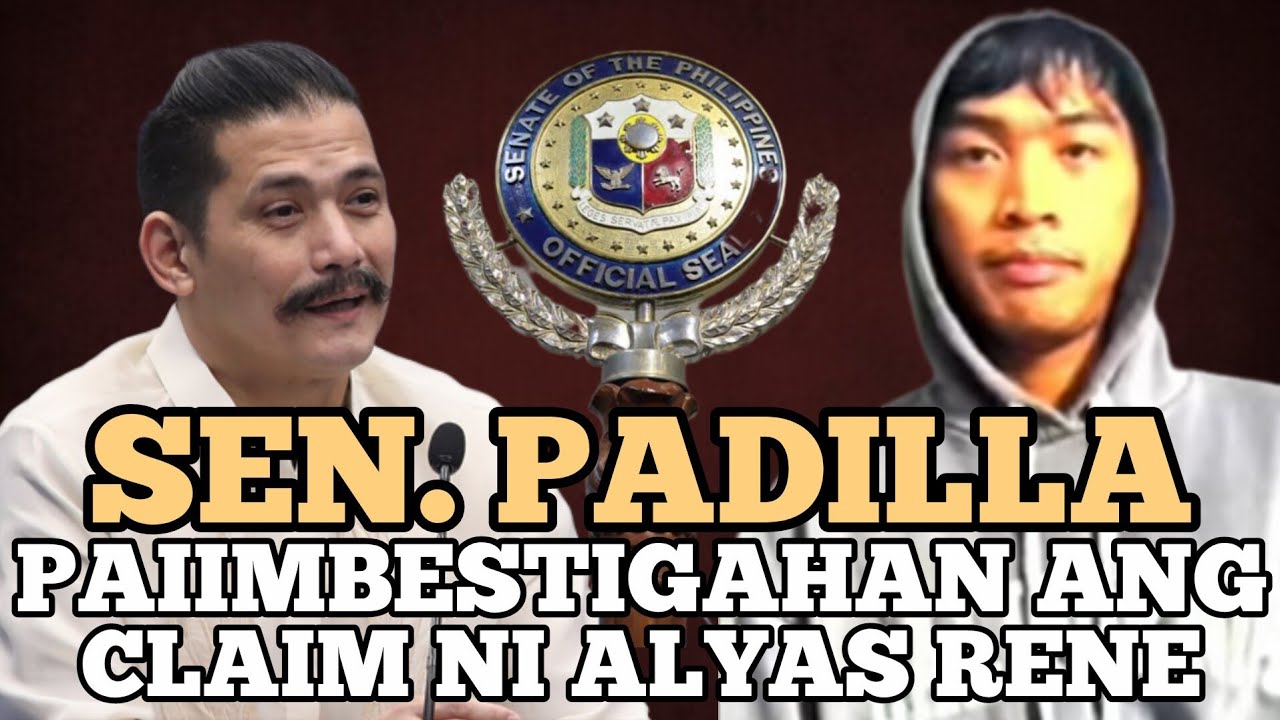 SEN. PADILLA NAG FILE NA NG RESO PARA IMBESTIGAHAN ANG ALIGASYON NI ...