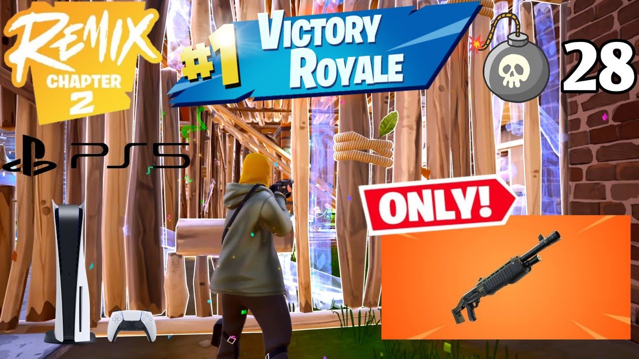 I WON Using Pump Shotgun ONLY! Solo vs Squads Win Full Gameplay ...