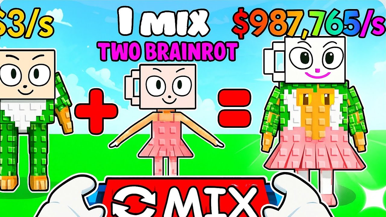Mix Two Brainrot To Get One New Brainrot In Steal a Brainrot - YouTube