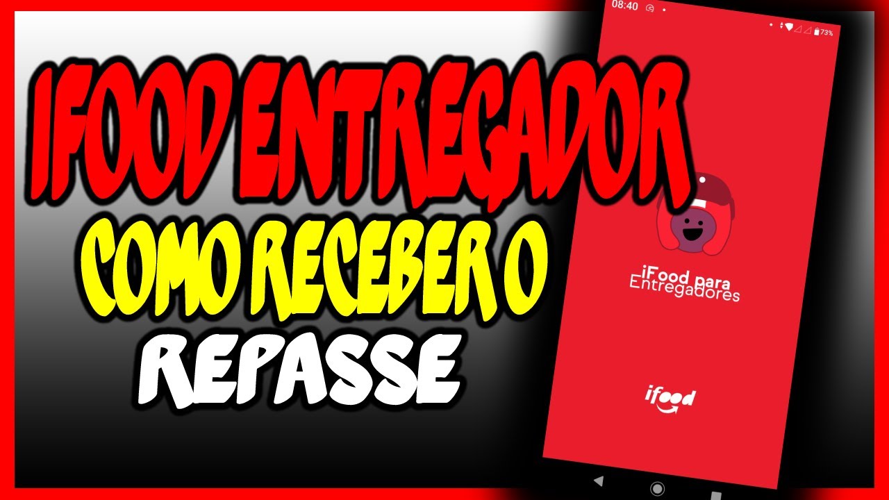 Como receber o repasse do aplicativo Ifood entregador - YouTube