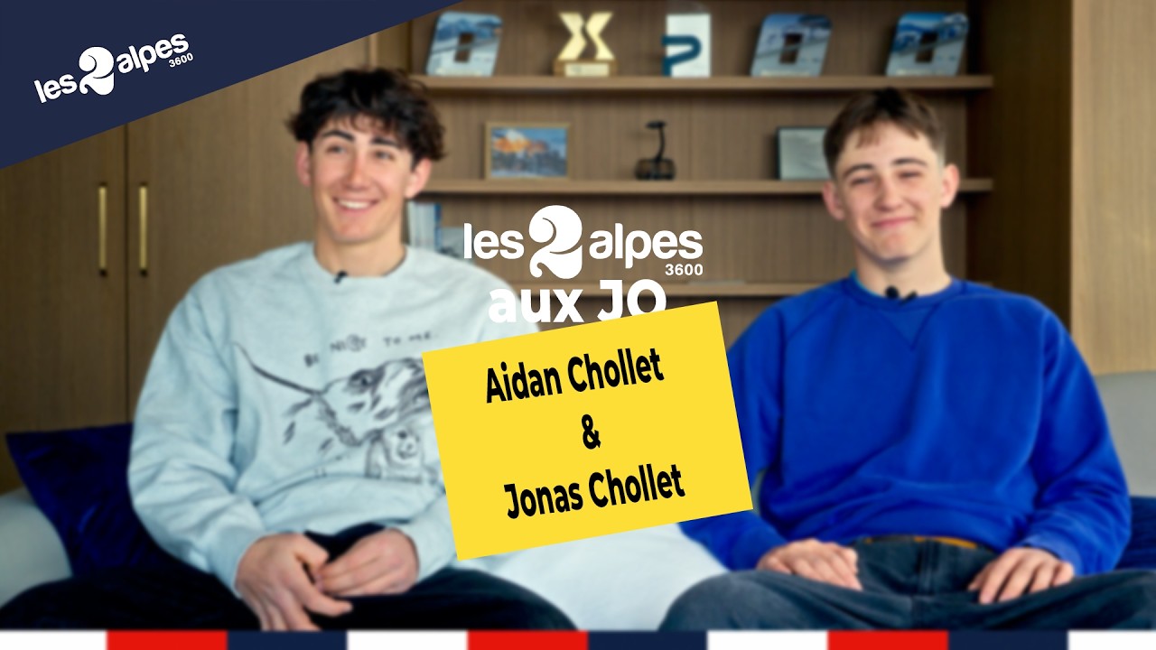 Les 2 Alpes à Milano Cortina - Aïdan Chollet & Jonas Chollet - YouTube