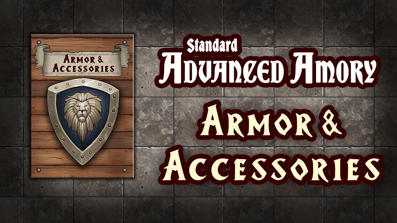 Armor & Accessories Deck - YouTube