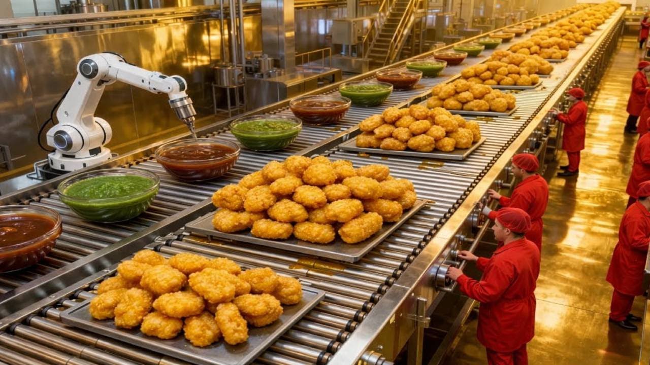 Inside the Nugget Factory – Full Process How Mass Scale Nuggets Are ...