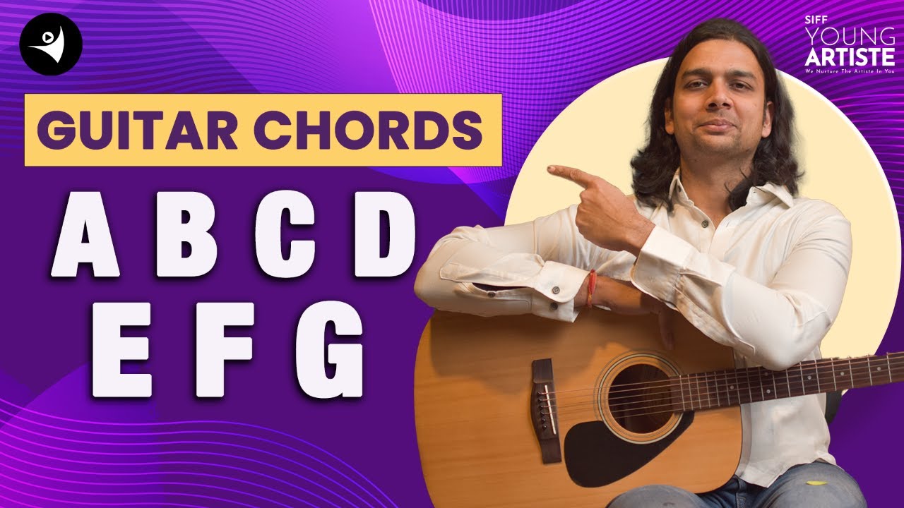 A to G Chords | Major & Minor Chords | Alphabetical order #guitar # ...