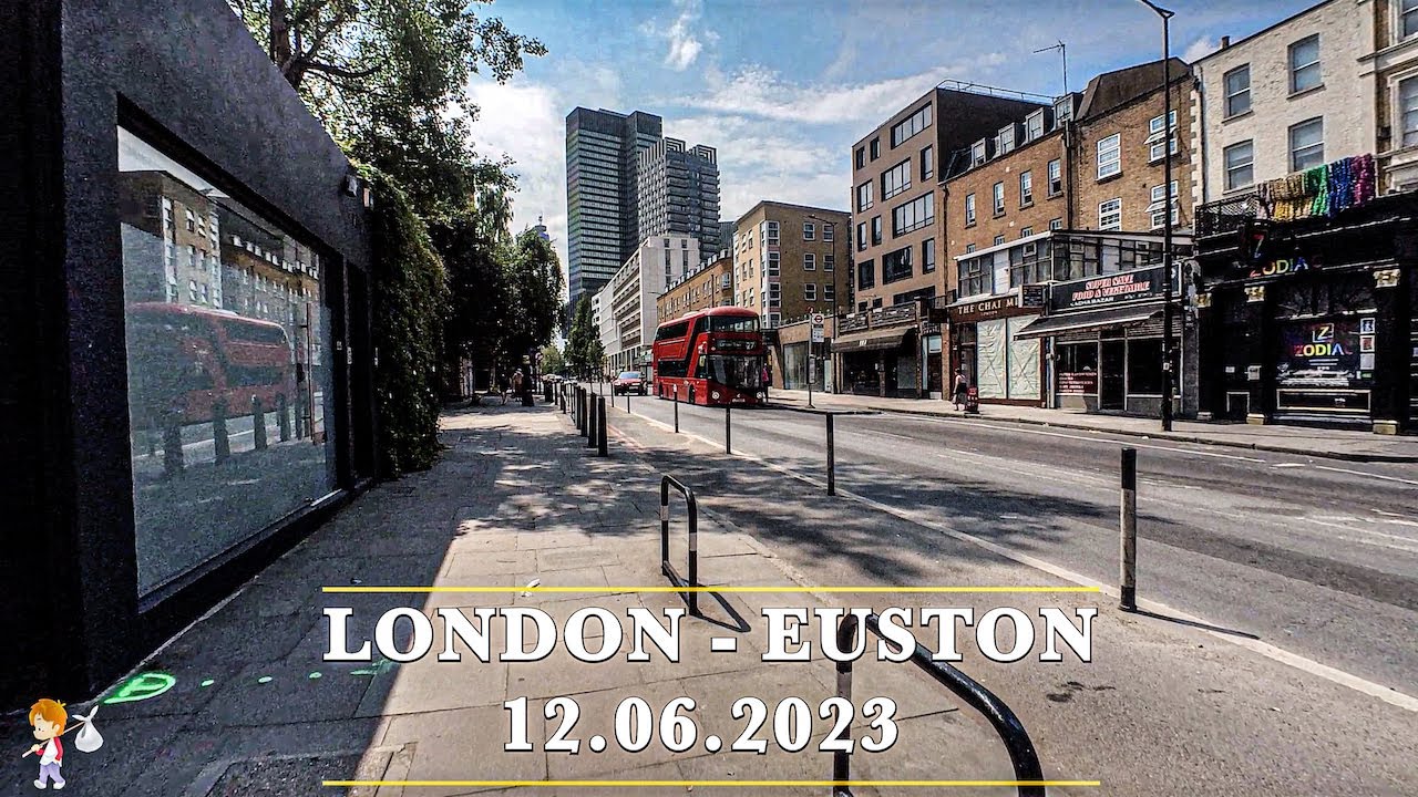 Exploring London Euston - A Walking Tour - YouTube