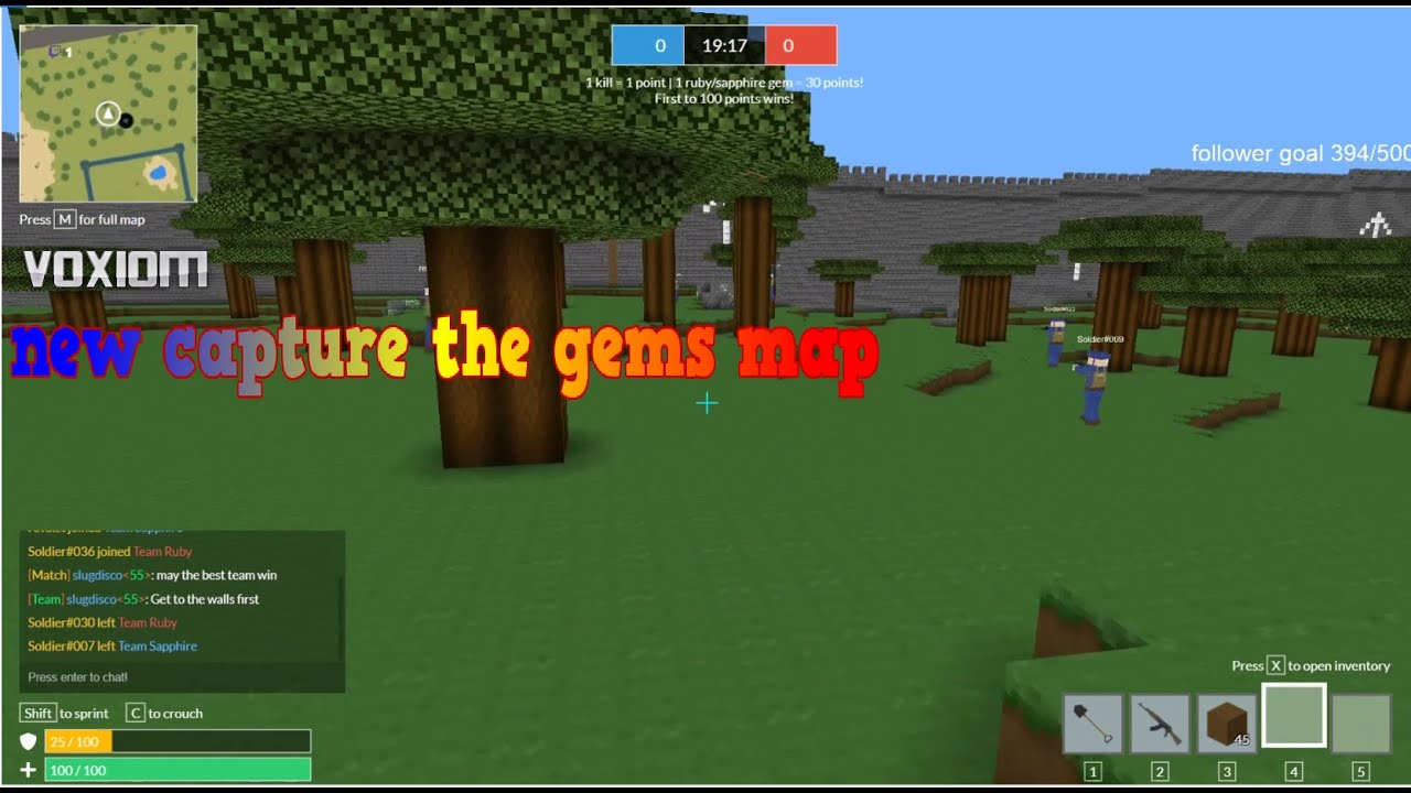 voxiom.io new capture the gems map Bulwark - YouTube