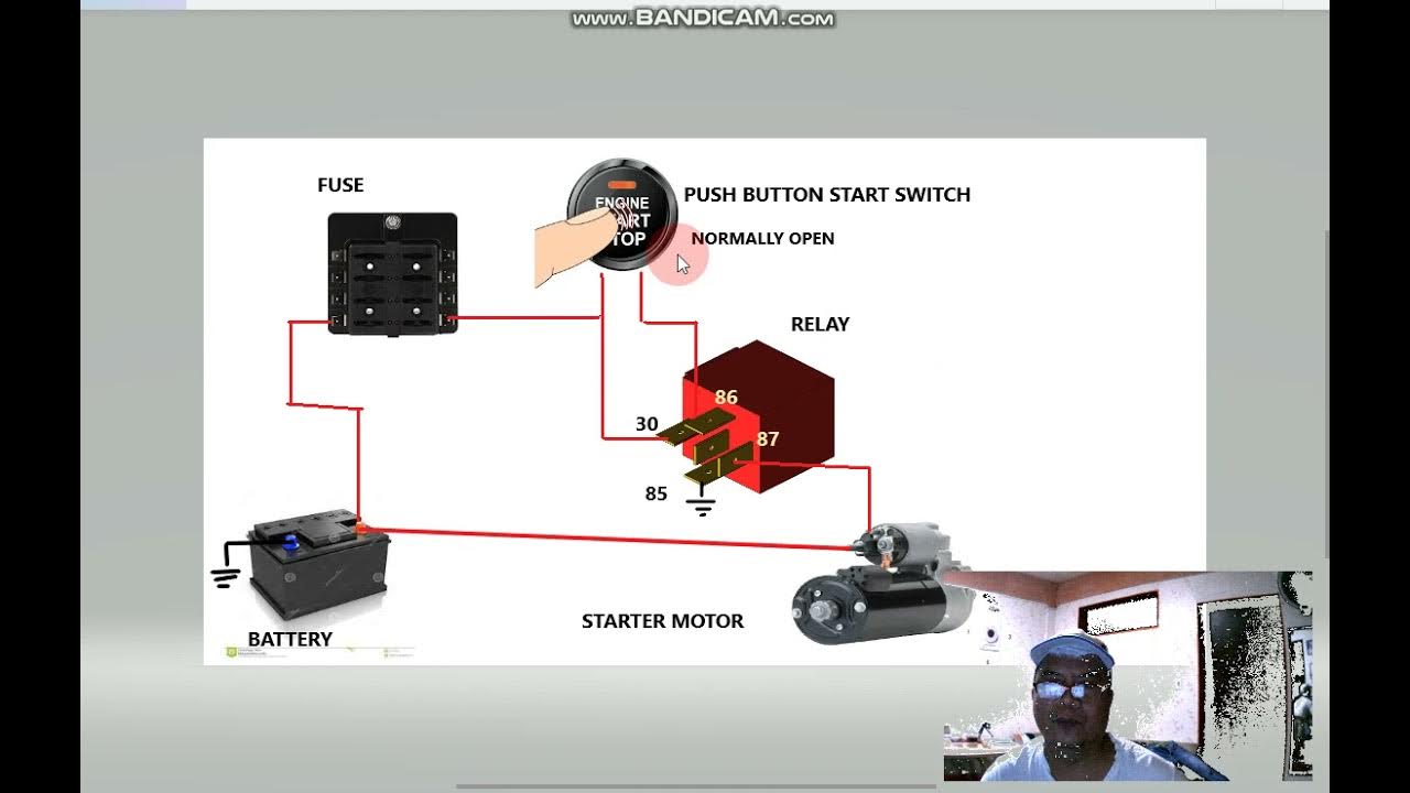 PUSH BUTTON START WIRING DIAGRAM - YouTube