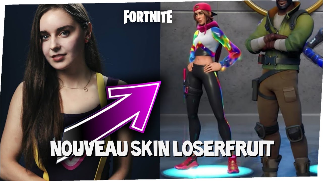 Fortnite Nouveau Skin Loserfruit Emote Fruit Punchers Youtube