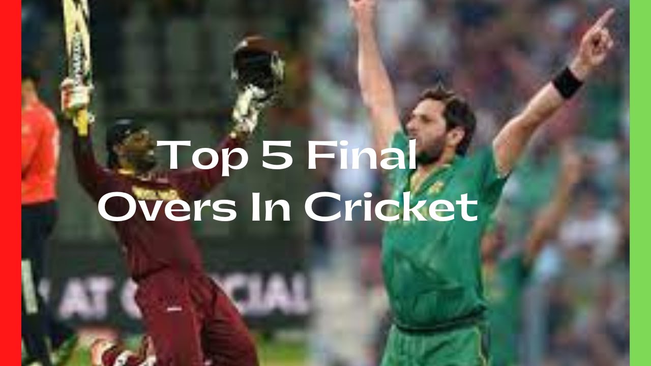 Top 5 Epic Final Overs In Cricket - YouTube