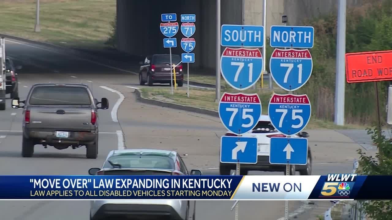 Kentucky's expanded 'Move Over Law' takes effect Monday. Here's what it ...