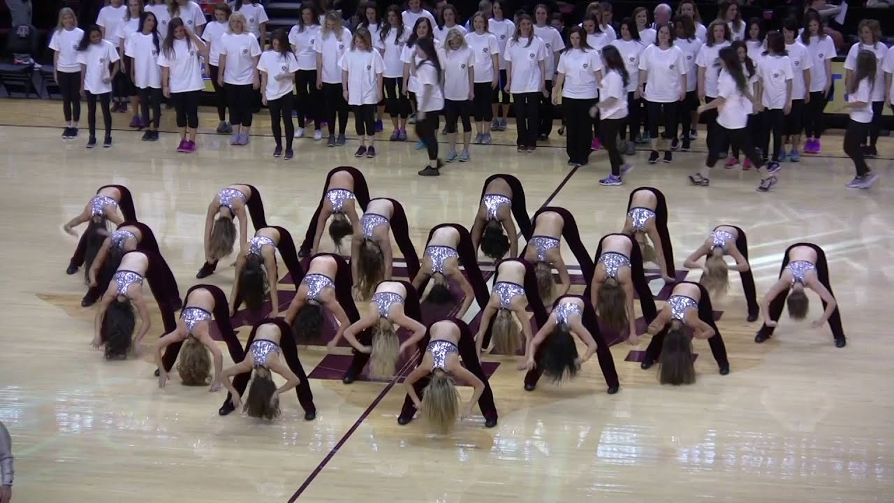 Texas A&M Aggie Dance Team 2015-2016 - Men's BB vs South Carolina Feb 6 ...