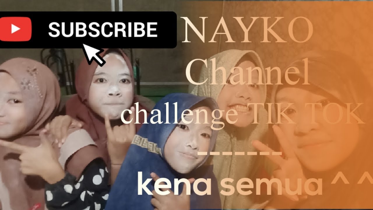 NAYKO mengikuti challenge Tik tok yang sedang viral - YouTube